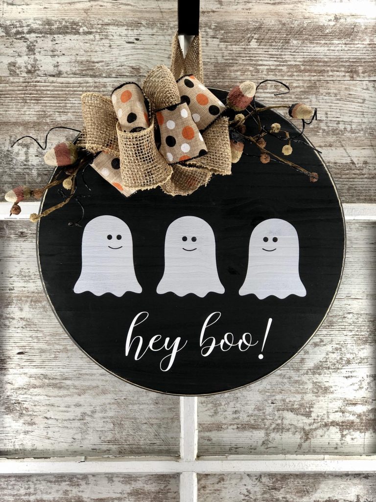 DIY Halloween Sign & 30+ Sign Ideas - Handmade in the Heartland