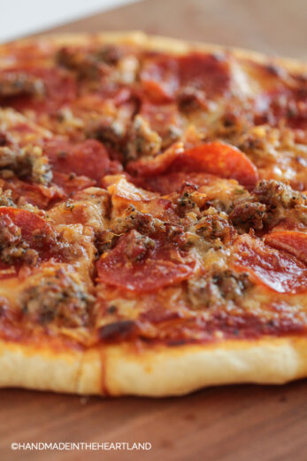 Meat Lovers Pizza - Handmade in the Heartland